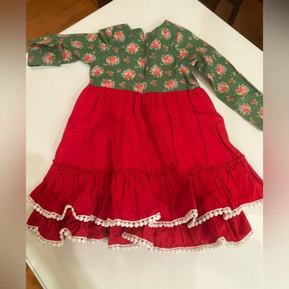 olive mae | Dresses | Olive Mae Girls 4t Dress Ruffles Floral Layered ...
